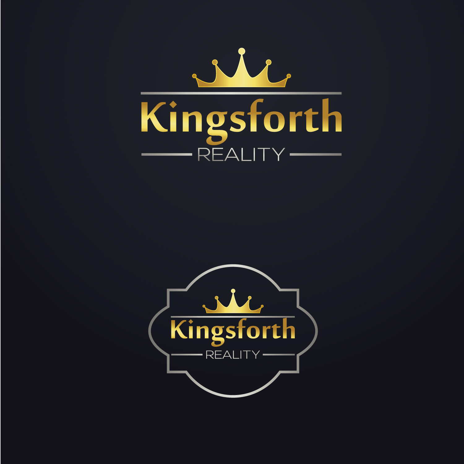 Elegant, Modern, Real Estate Logo Design for Kingsforth Realty by Paras ...