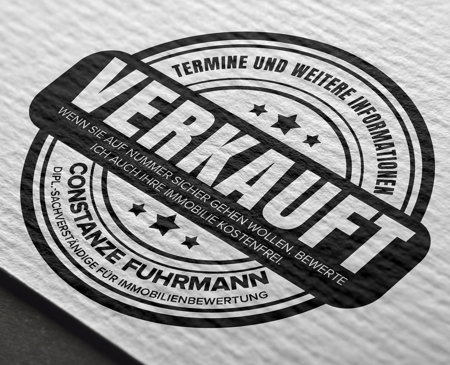 Elegant, Personable, Real Estate Sticker Design for Constanze Fuhrmann ...