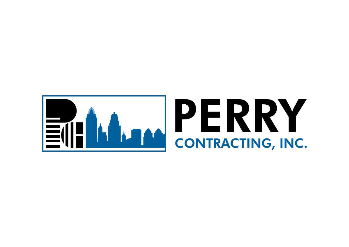 Bold, Modern, Construction Logo Design for Perry Contracting, Inc. by ...