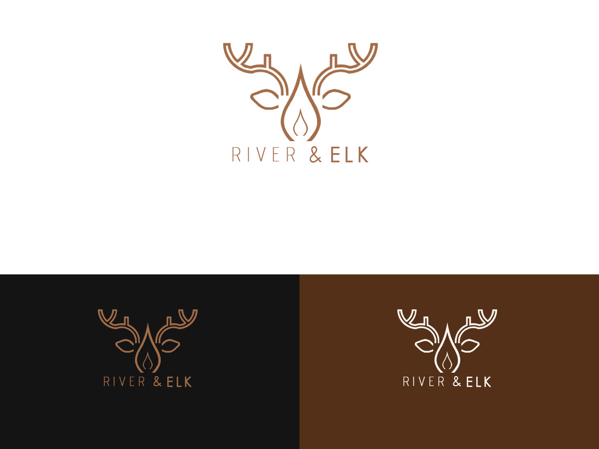 Upmarket, Serious, Home Furnishing Logo Design for RIVER & ELK by ...