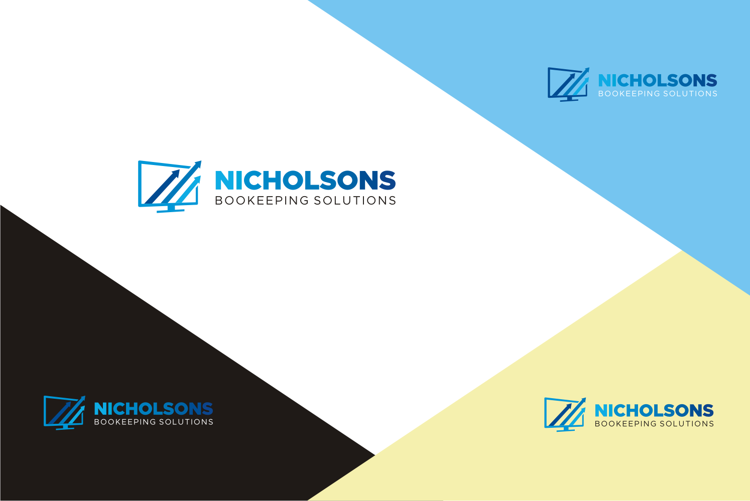 Bold, Modern, Bookkeeper Logo Design for NICHOLSONS BOOKKEEPING ...