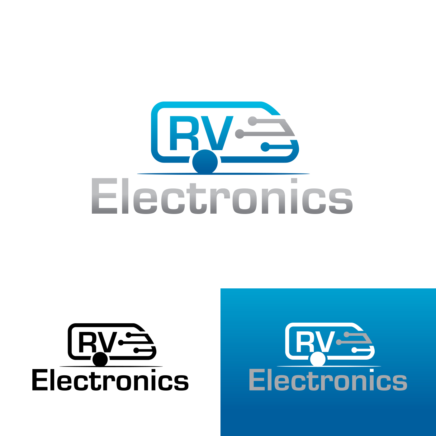 Serious, Professional, Business Logo Design for RV Electronics by Maher ...