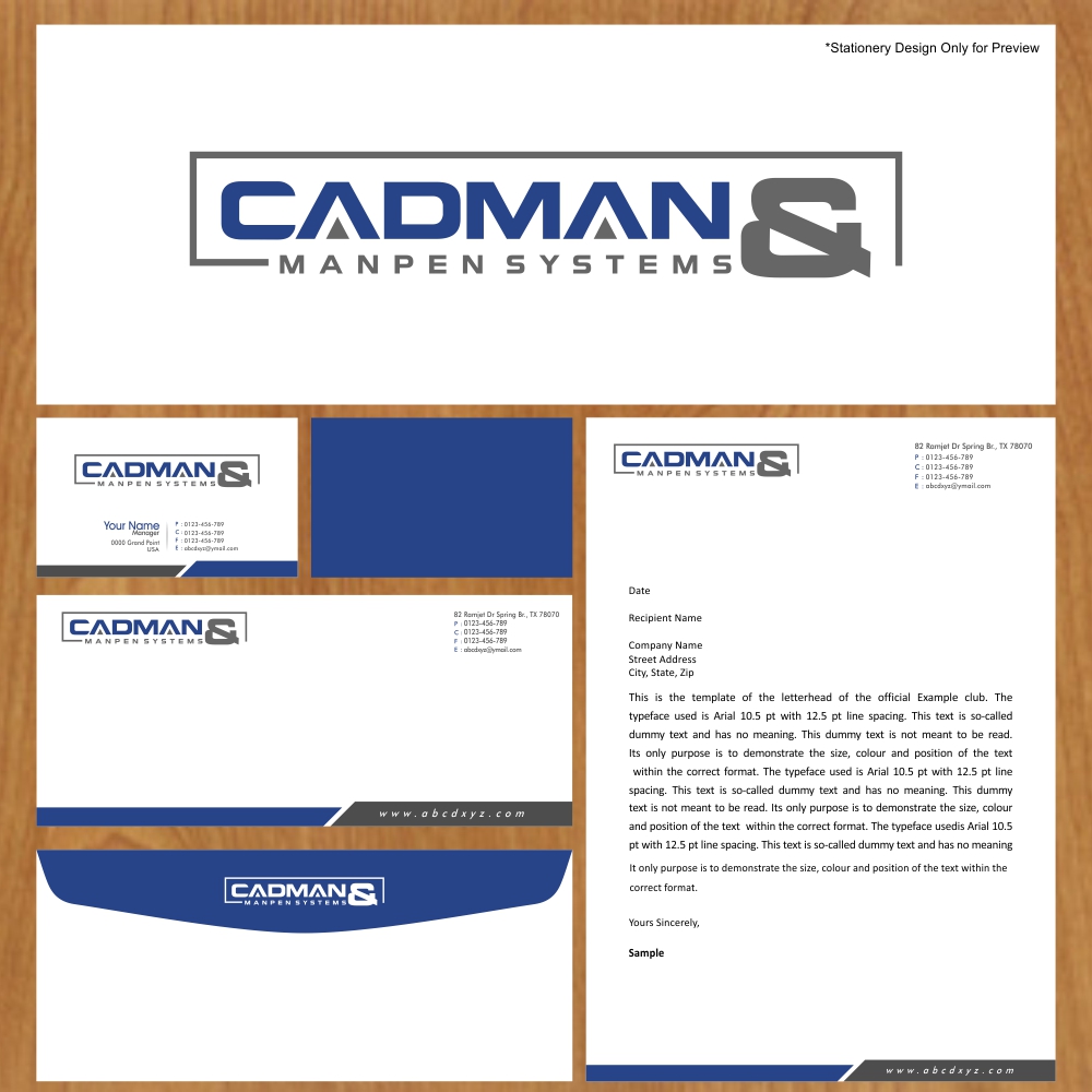 Serio, Moderno, Construction Company Diseño de Logo for Cadman & Manpen ...