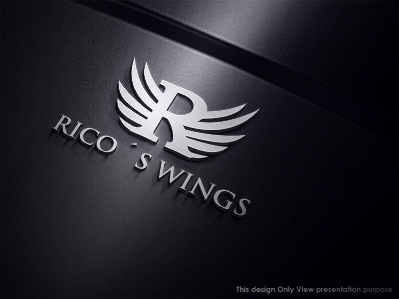 Bold, Modern, American Restaurant Logo Design for RICO'S WINGS by ...