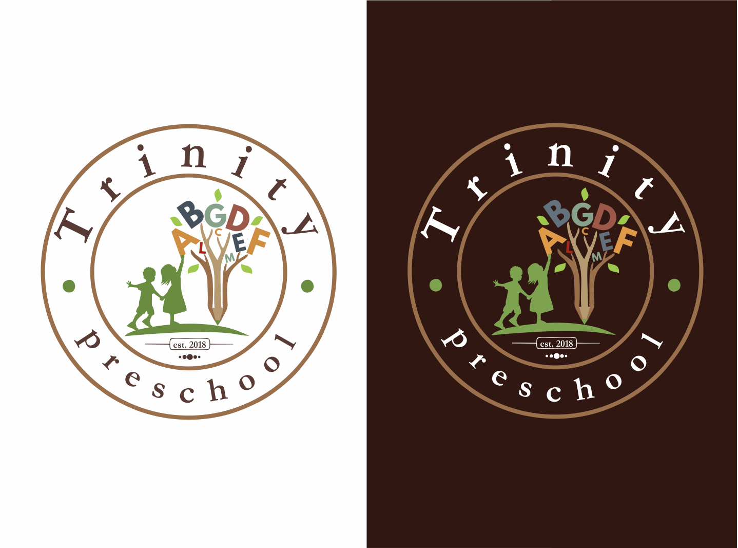 Personable, Bold, Education Logo Design for Trinity Preschool by ...