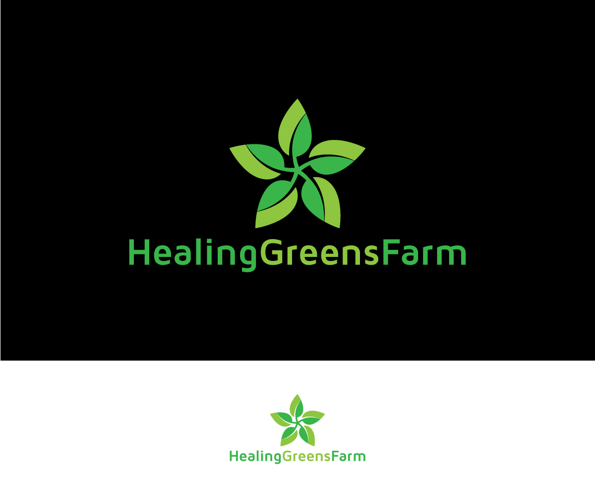 Farm Logo Design for Healing Greens Farm by sonym | Design #17489584