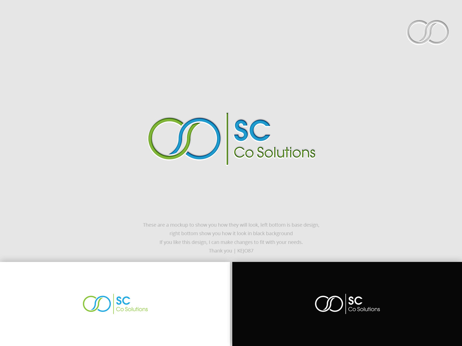 Business Logo Design for SC - Co Solutions (SC for Stephane Crespel, my ...