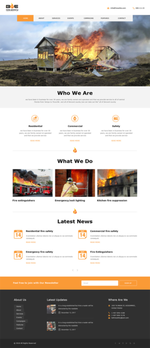 Fire Safety Websites | 11 Custom Fire Safety Web Designs
