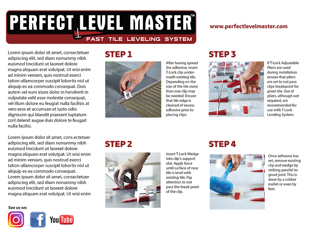 Professional, Masculine, Construction Flyer Design for Perfect Level ...