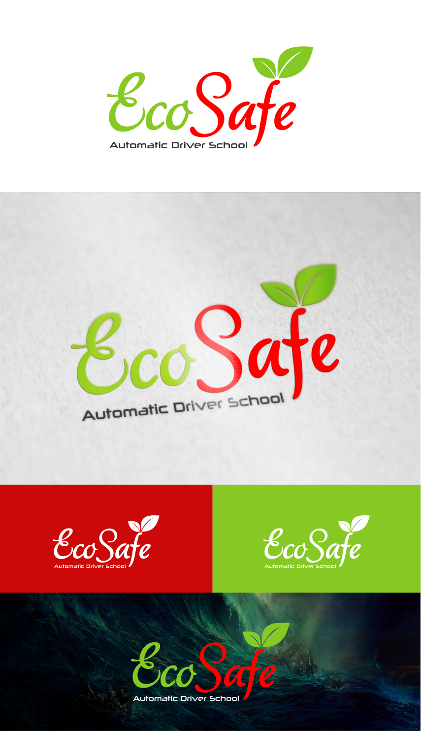 Serious, Modern, Driving School Logo Design for EcoSafe Automatic ...
