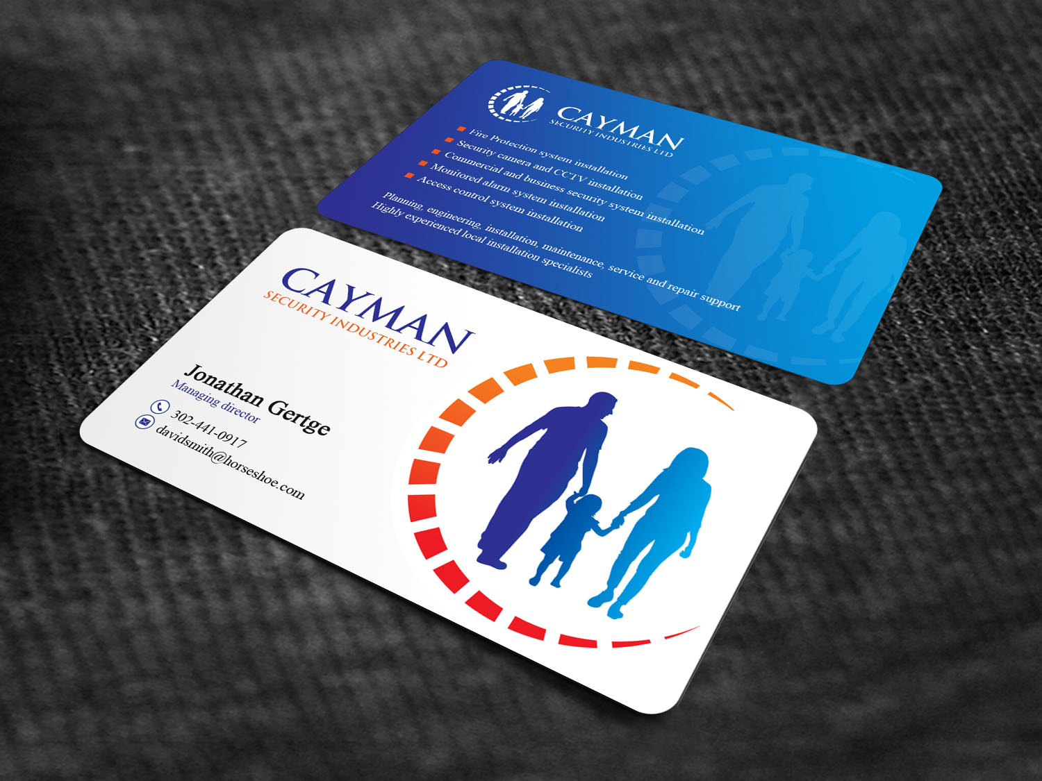 Bold, Serious, Security Business Card Design for Cayman Security ...