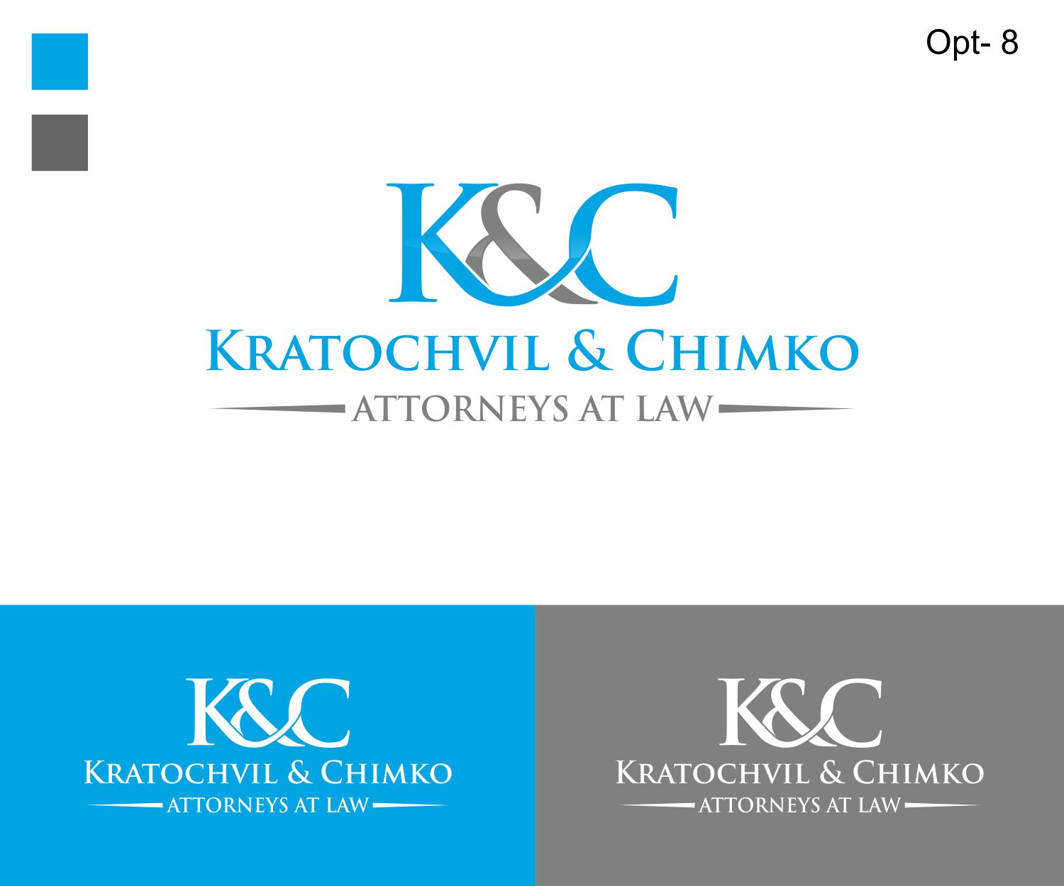Elegant, Serious, Legal Logo Design for "Kratochvil & Chimko" - with a ...