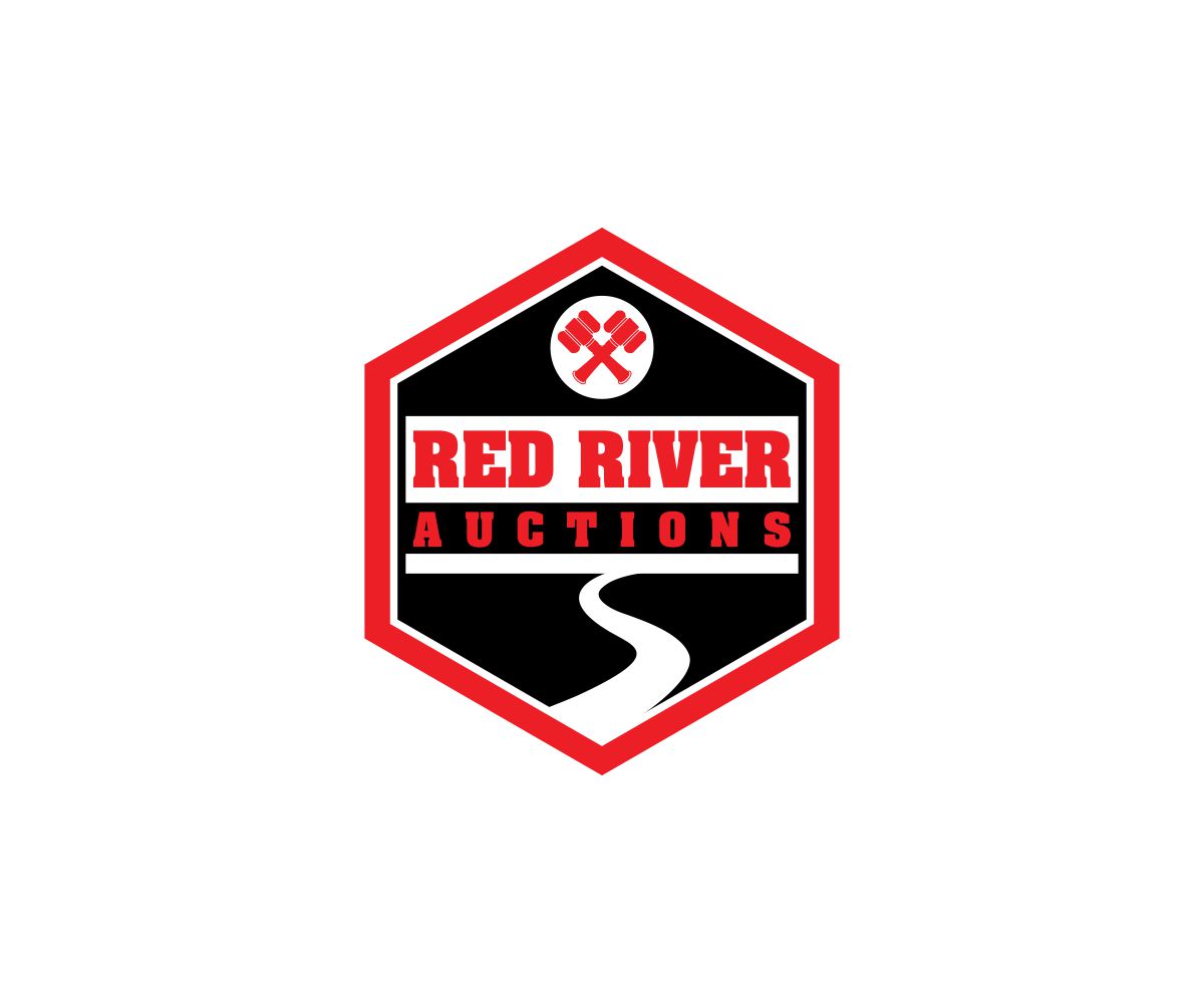 Bold, Serious, Business Logo Design for RED RIVER AUCTIONS by sidh ...