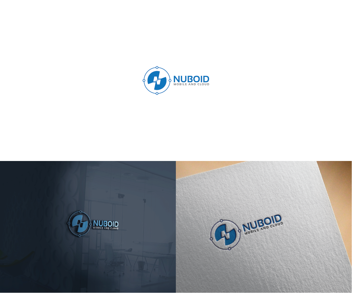 Serious, Modern, Mobile Media Application Logo Design for Nuboid Mobile ...