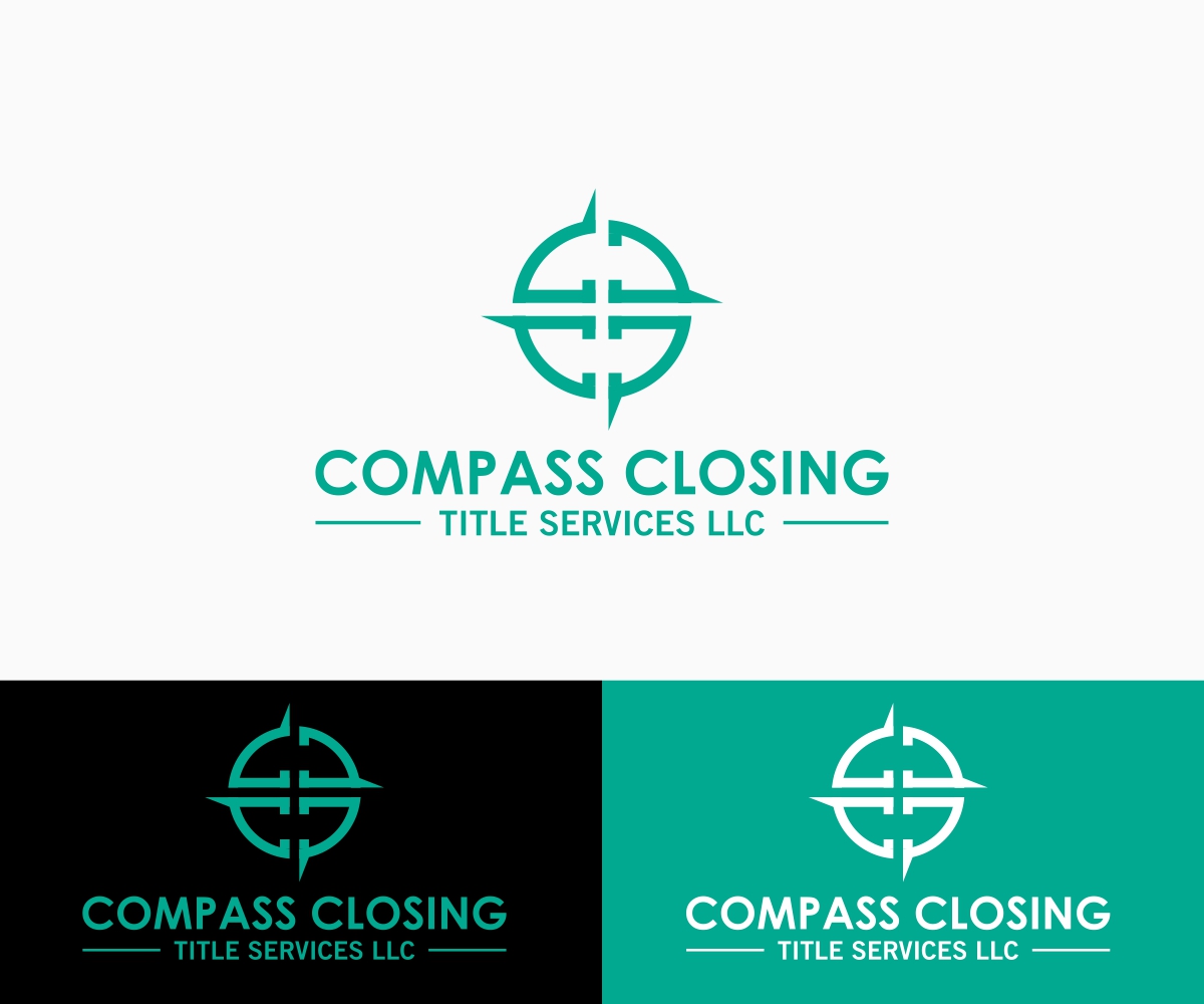 Modern, Bold, Real Estate Logo Design for Compass Closing & Title ...