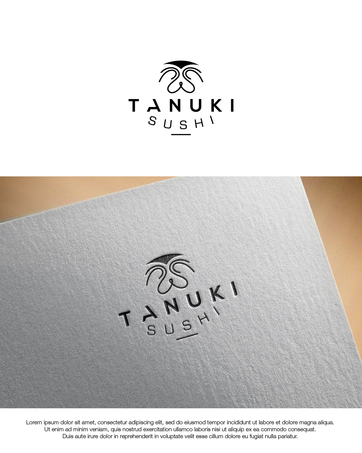 Modern, Professional, Restaurant Logo Design for TANUKI SUSHI by dzine ...