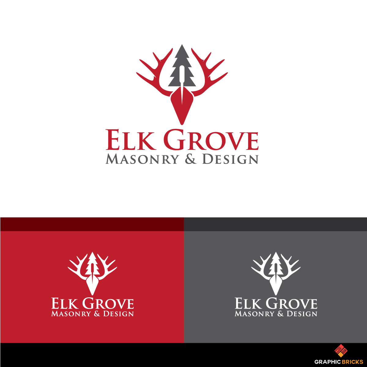 Bold, Modern, Masonry Logo Design for Elk Grove Masonry & Design, Inc ...