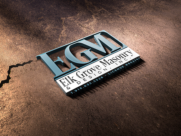 Bold, Modern, Masonry Logo Design for Elk Grove Masonry & Design, Inc ...