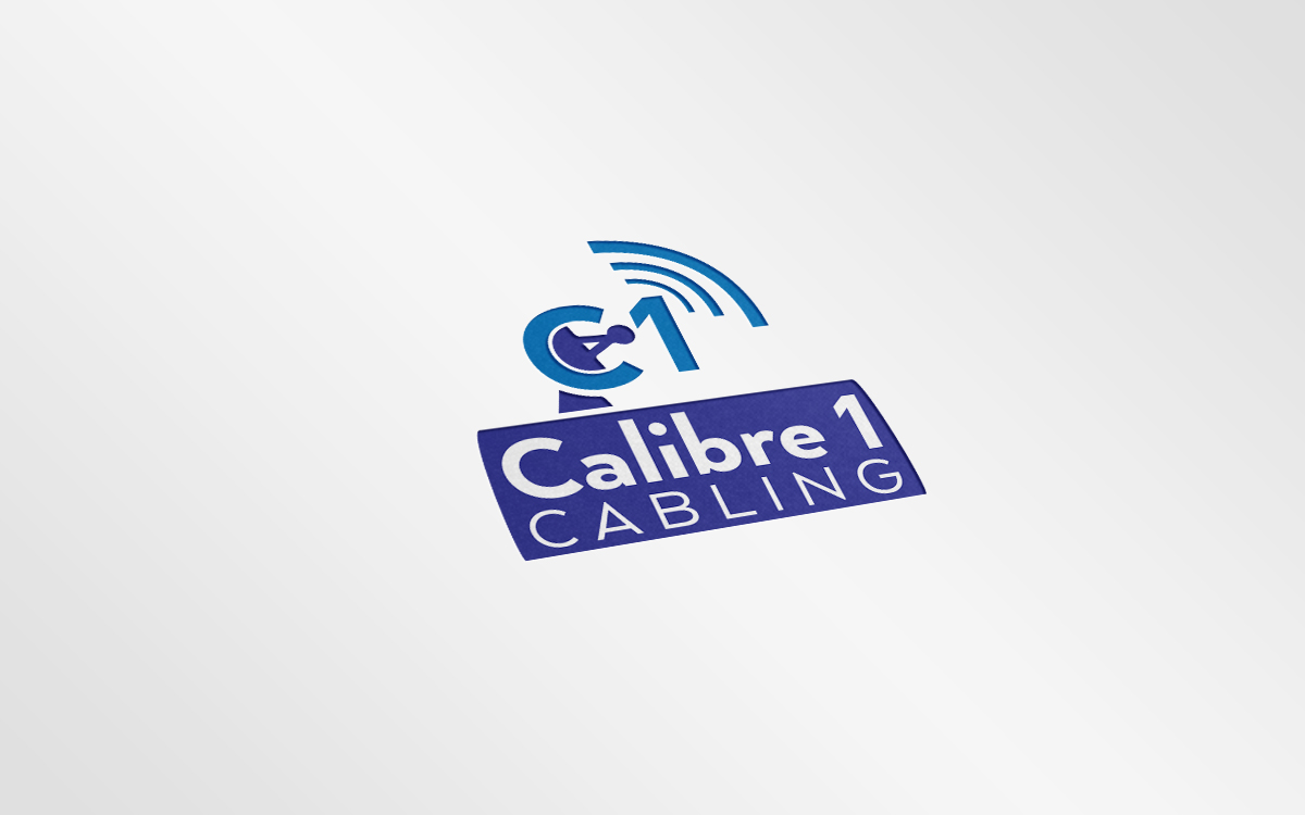 Modern, Professional, Contracting Logo Design for Calibre 1 Cabling by ...