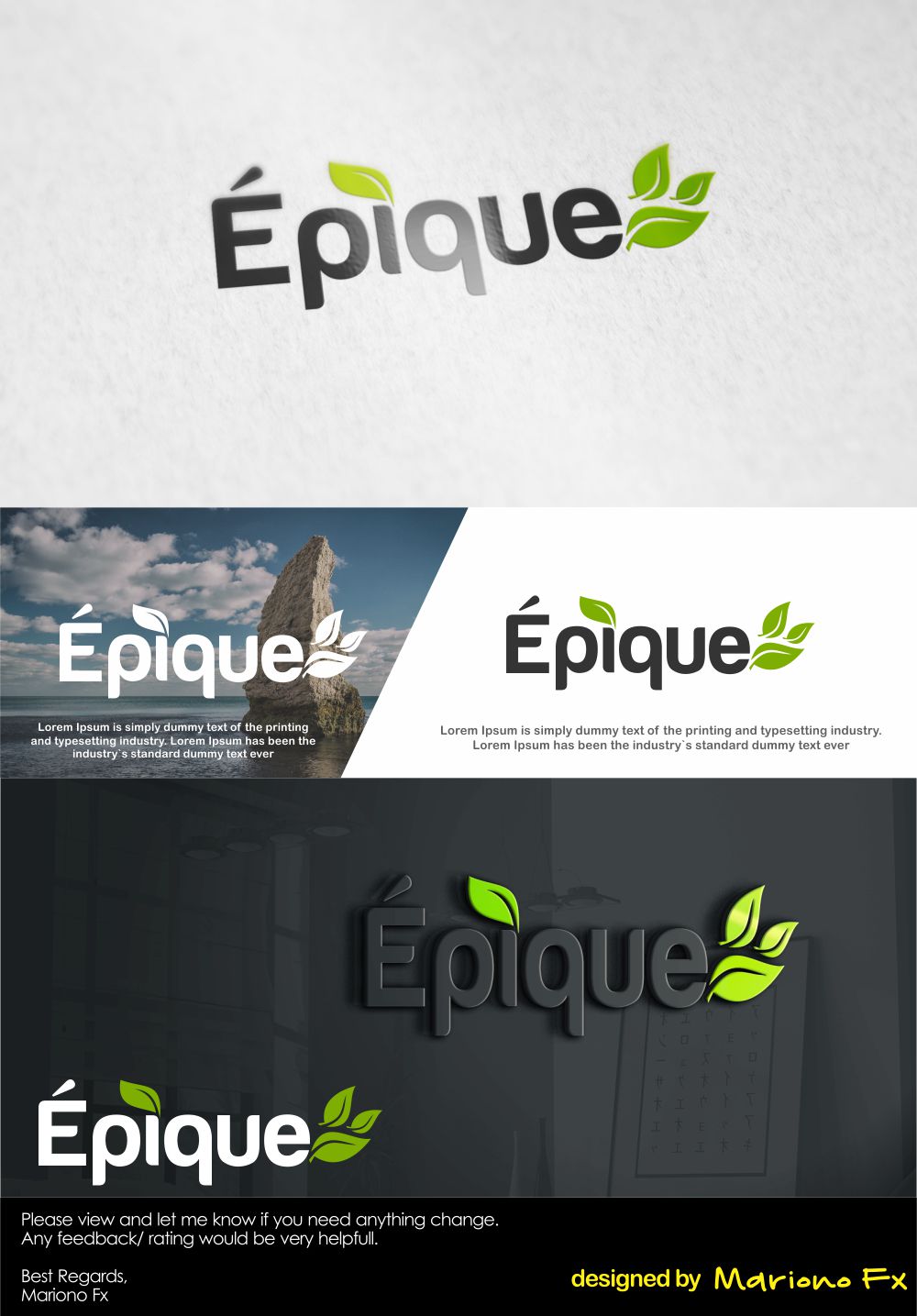 It Company Logo Design for Épique by Mariono Fx | Design #17640156