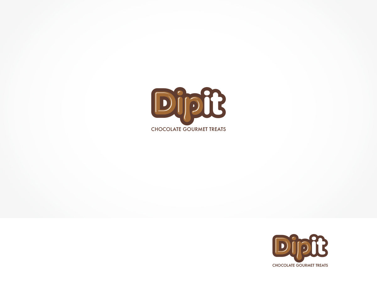 Elegant, Playful, Food Store Logo Design for Dipit with fun lettering ...