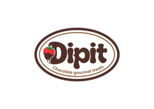 Dipit | 90 Logo Designs for Dipit with fun lettering. Chocolate gourmet ...