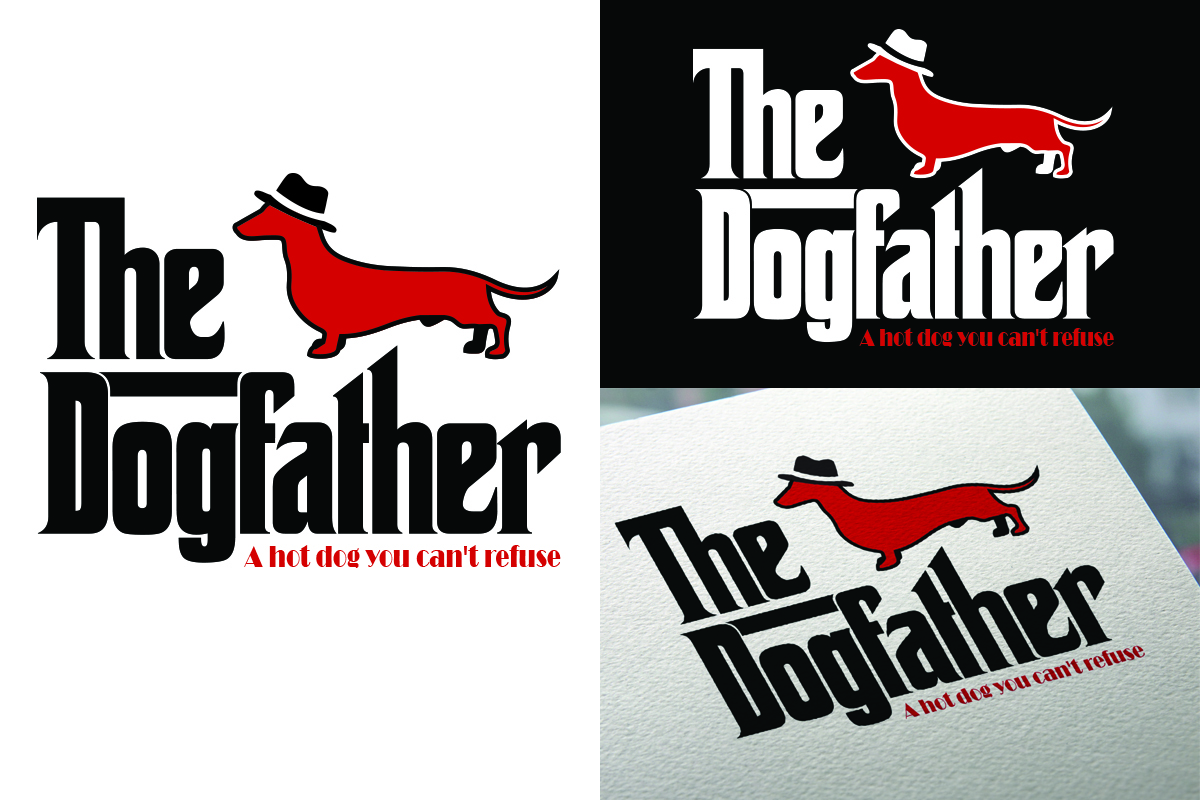 Movie Logo Design for The Dogfather - A hot dog you can't refuse by ...