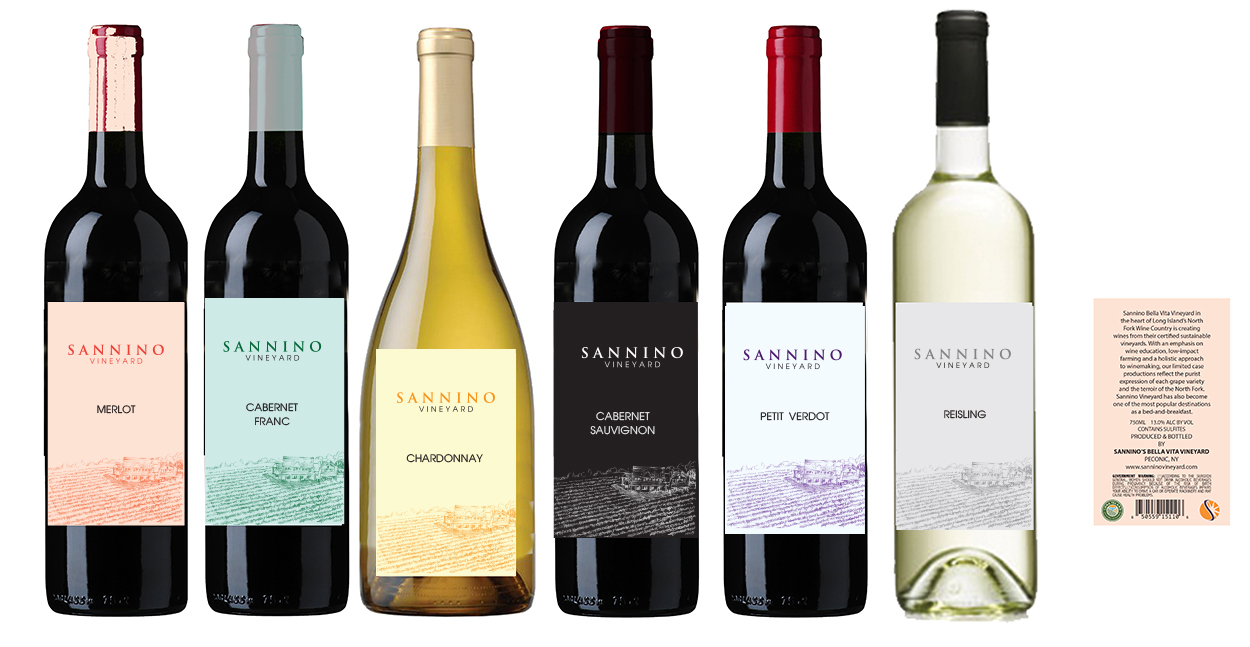 Upmarket, Professional, Vineyard Packaging Design for Sannino's Bella ...