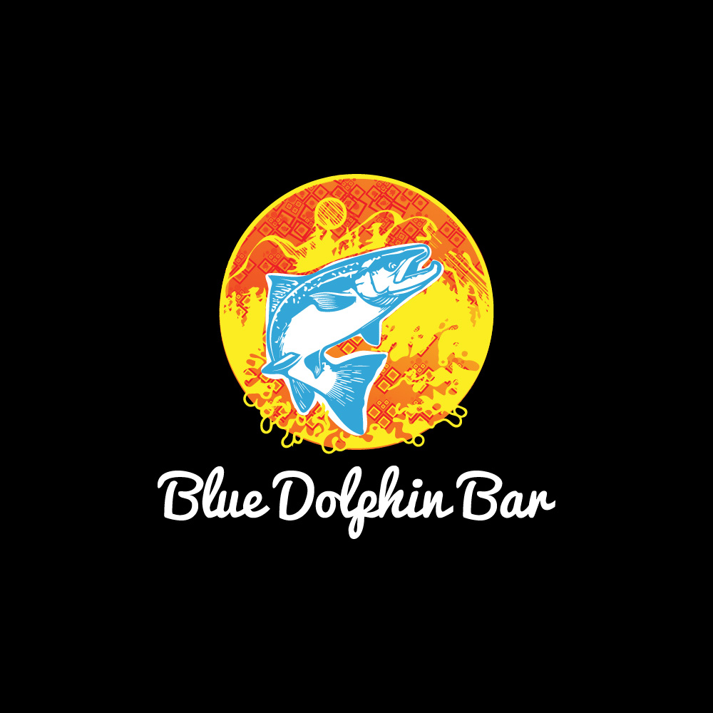Modern, Elegant Logo Design for Blue Dolphin Bar by nb | Design #17952679