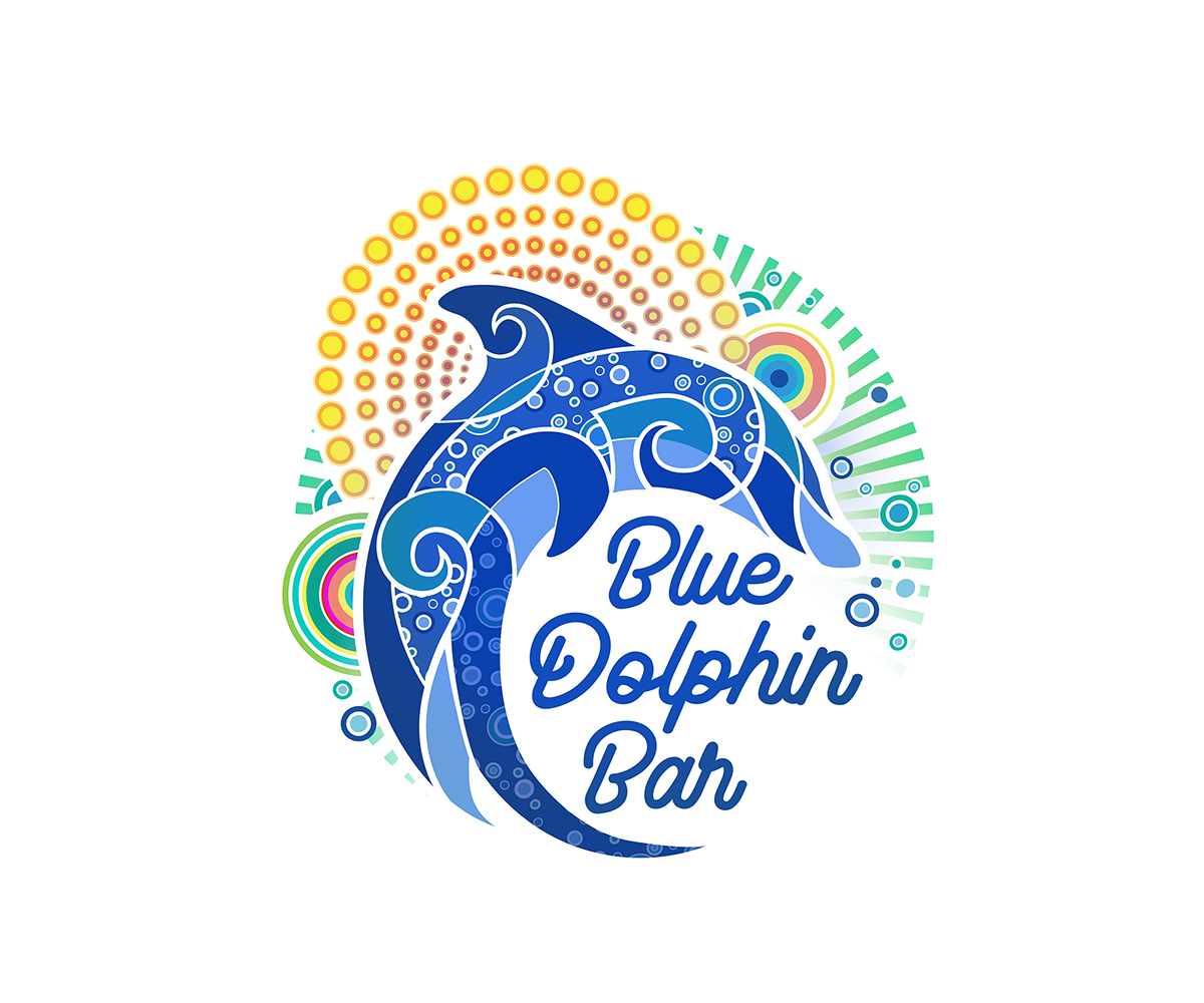 Modern, Elegant Logo Design for Blue Dolphin Bar by geralebredo ...