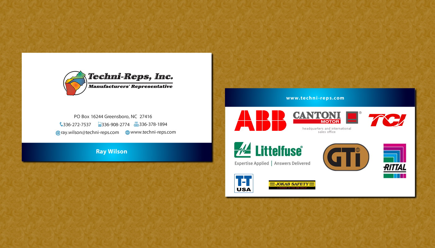 Bold, Professional, Industrial Business Card Design for a Company by ...