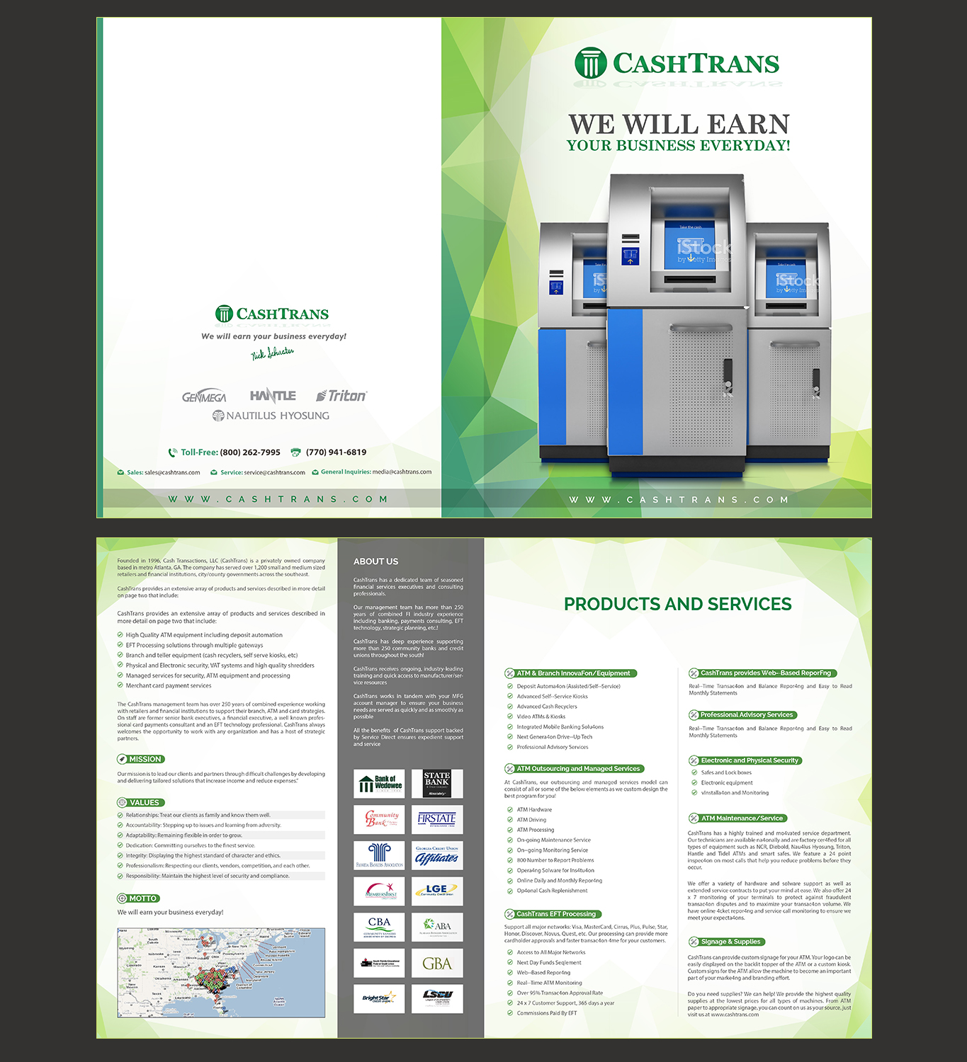 Bold, Professional Flyer Design for Cash Transactions LLC (CashTrans ...