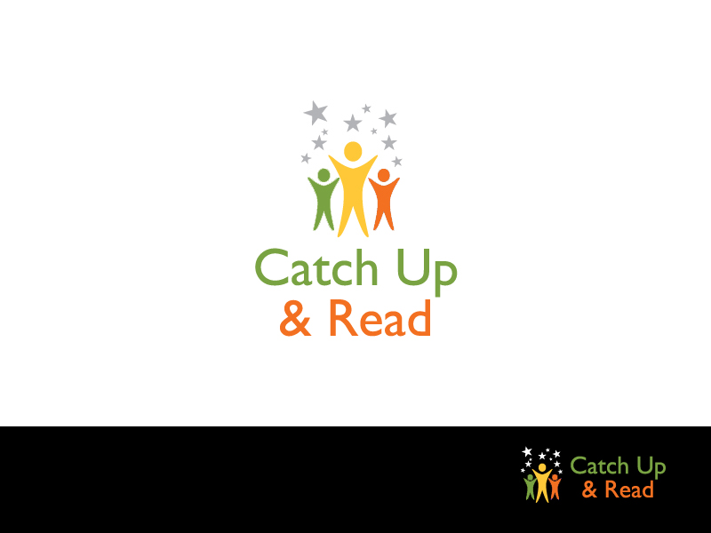 Playful, Colorful, Non-Profit Logo Design for Catch Up & Read by ...