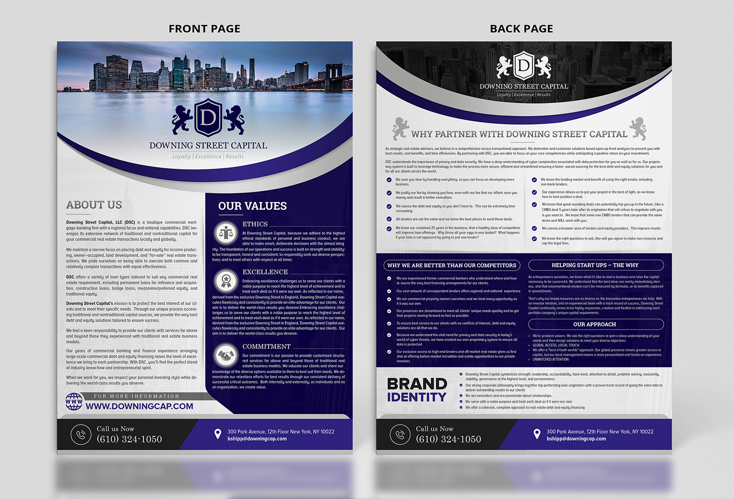 Bold, Modern, Real Estate Development Flyer Design for a Company by SAI ...