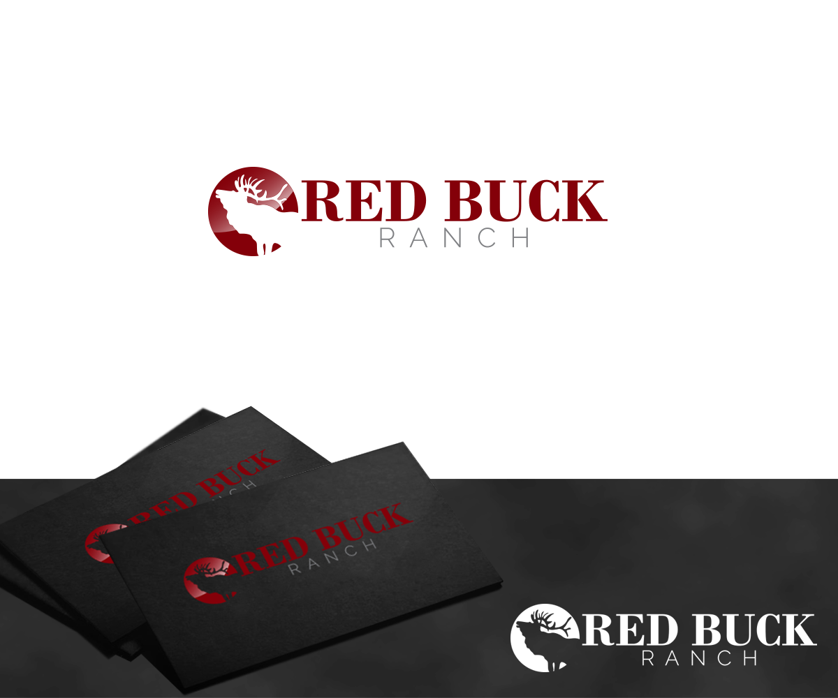 Bold, Playful, Hunting Logo Design for Red Buck Ranch and have a large ...