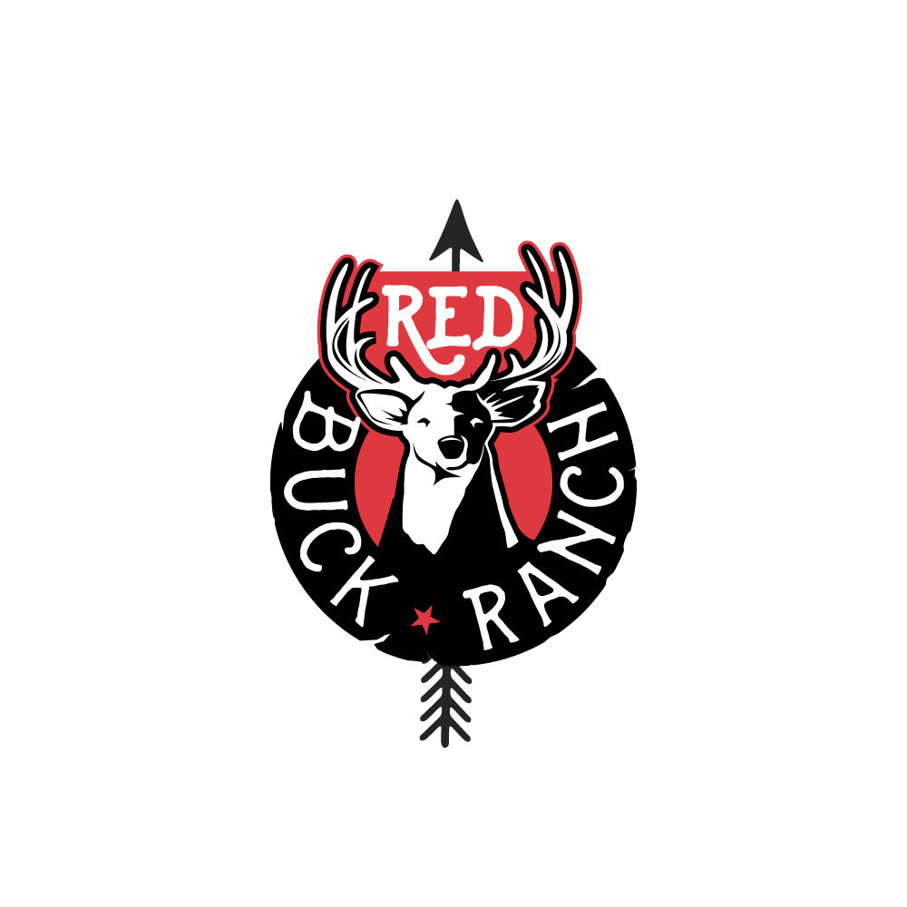 Bold, Playful, Hunting Logo Design for Red Buck Ranch and have a large ...