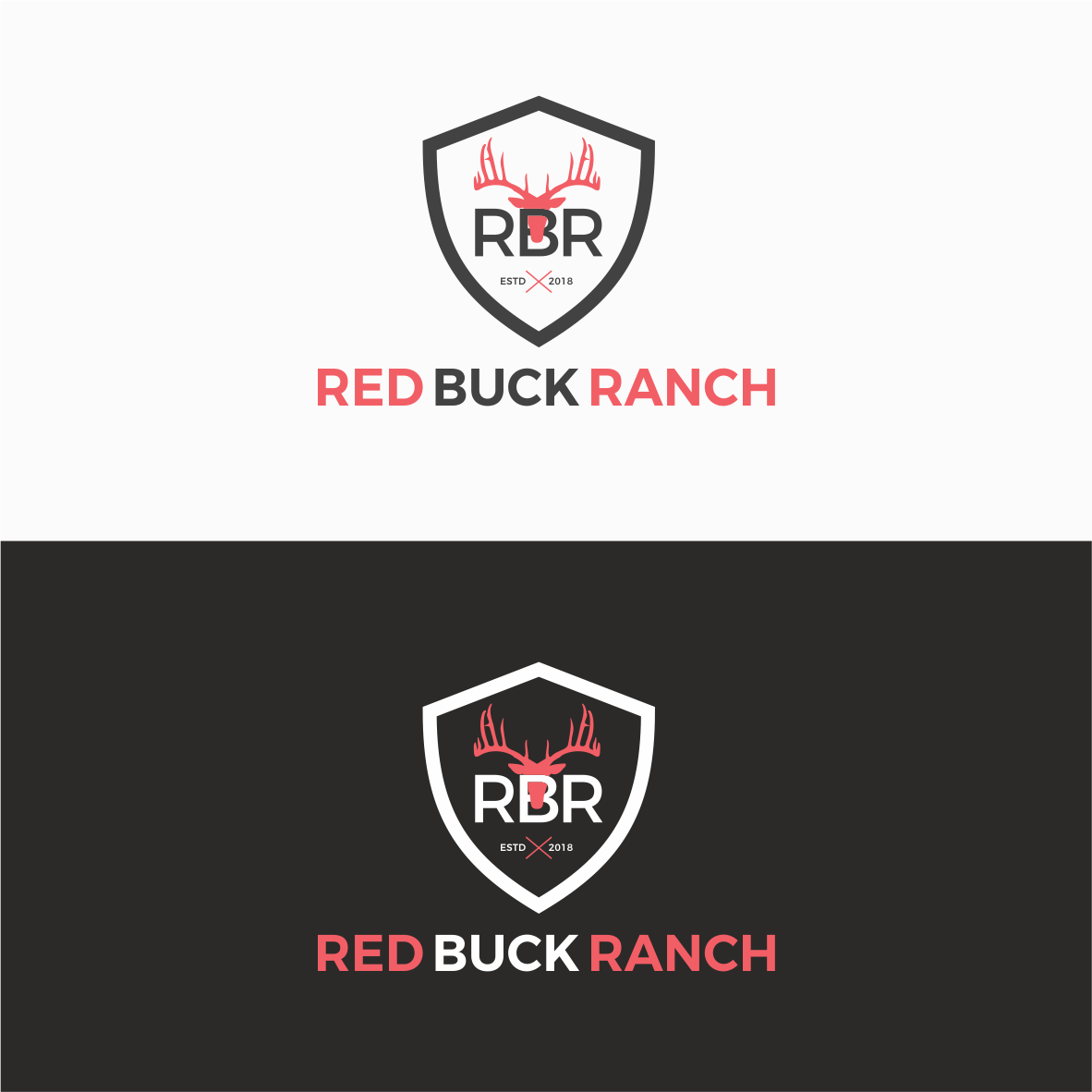 Bold, Playful, Hunting Logo Design for Red Buck Ranch and have a large ...