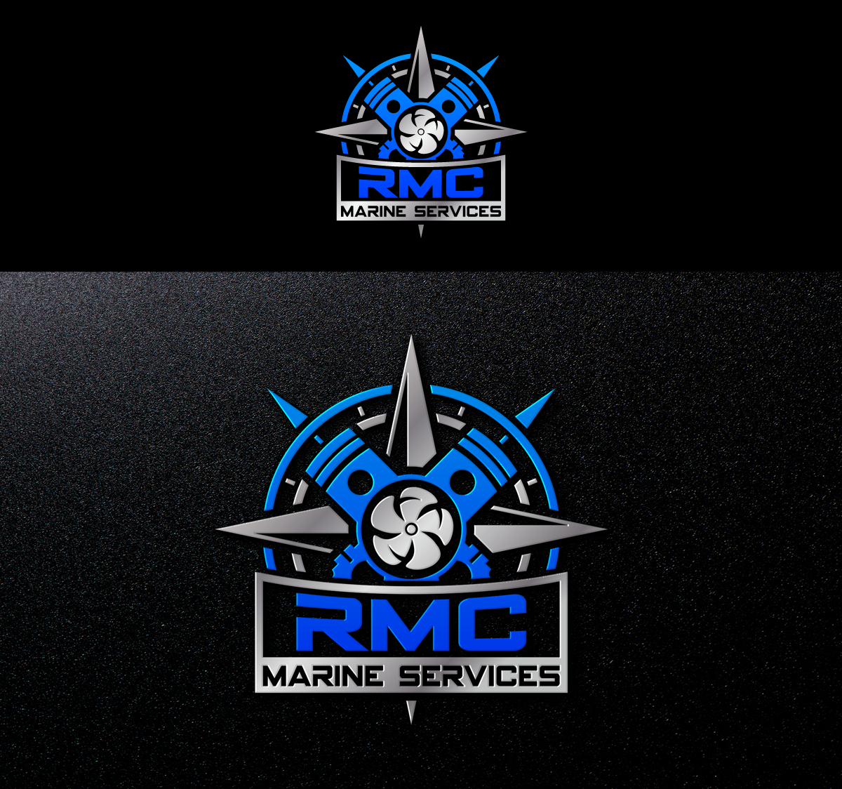Upmarket, Bold, Marine Logo Design for RMC Marine Services by mr ...