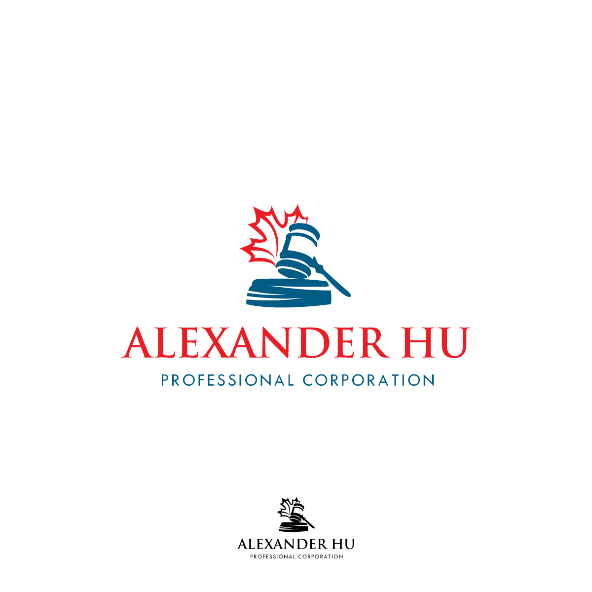 Upmarket, Modern, Real Estate Logo Design for Alexander Hu Professional ...