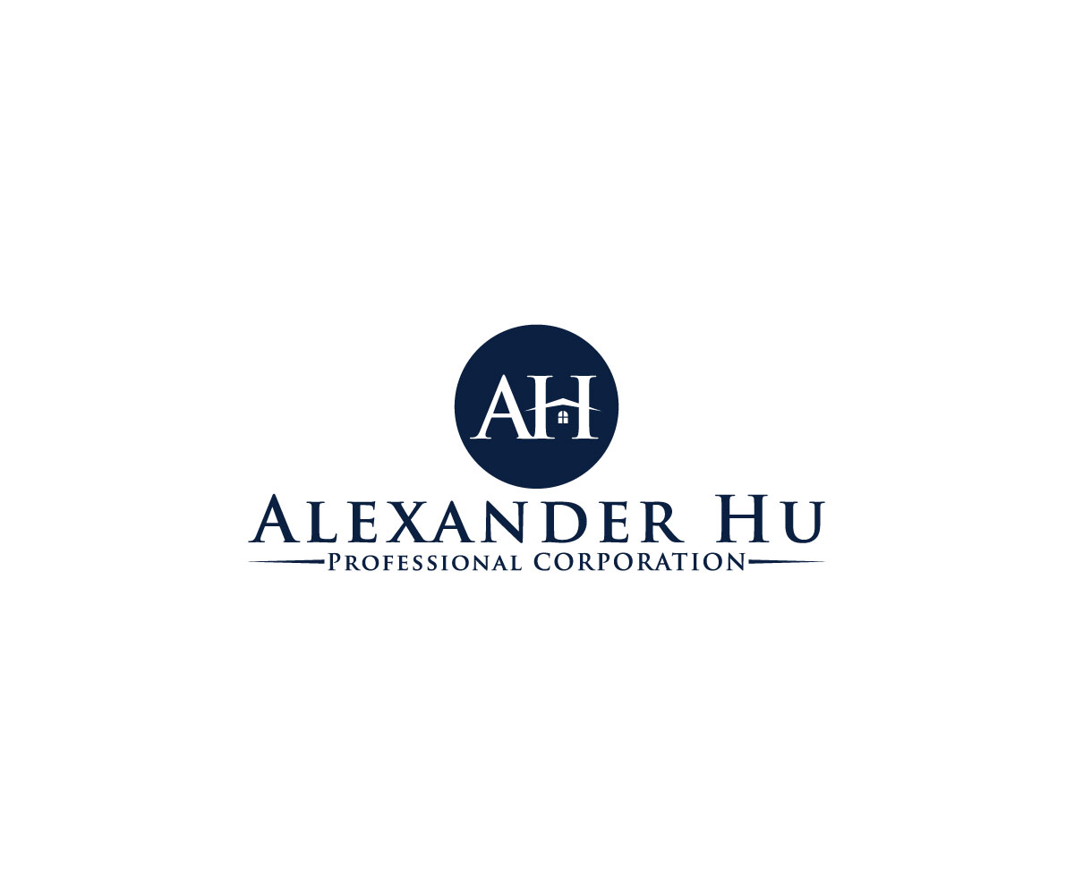 Upmarket, Modern, Real Estate Logo Design for Alexander Hu Professional ...