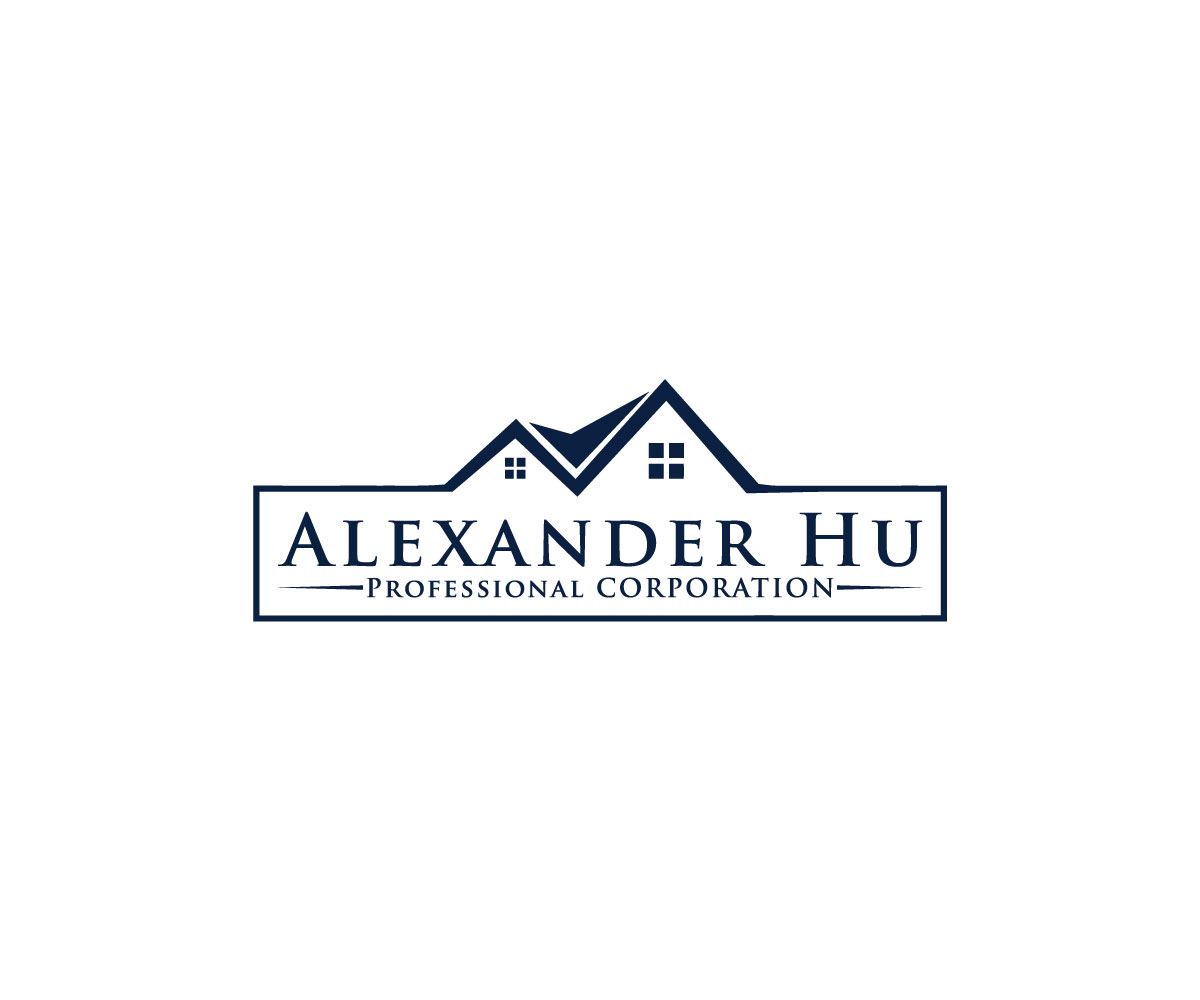 Upmarket, Modern, Real Estate Logo Design for Alexander Hu Professional ...