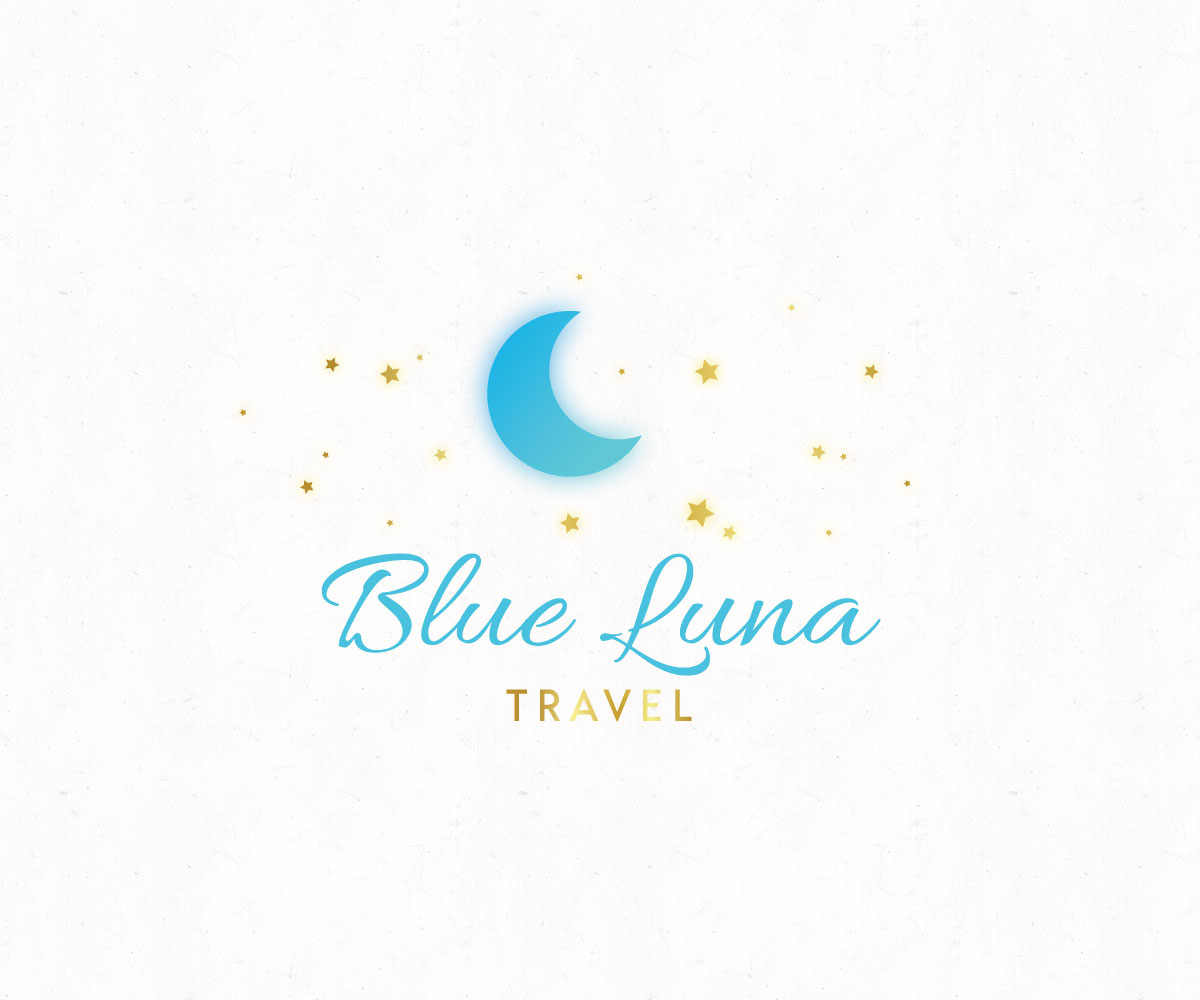 Modern, Professional, Travel Agent Logo Design for Blue Luna Travel by ...