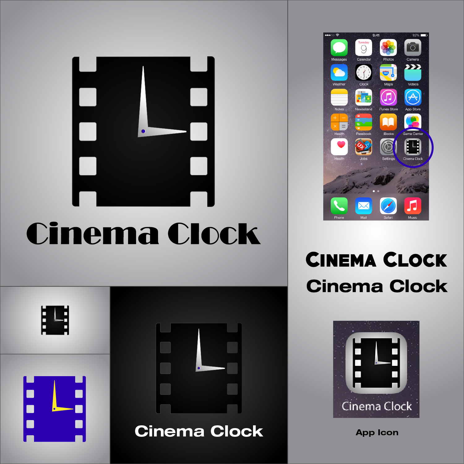 Playful, Modern, Movie Logo Design for Cinema Clock by JF Leduc ...