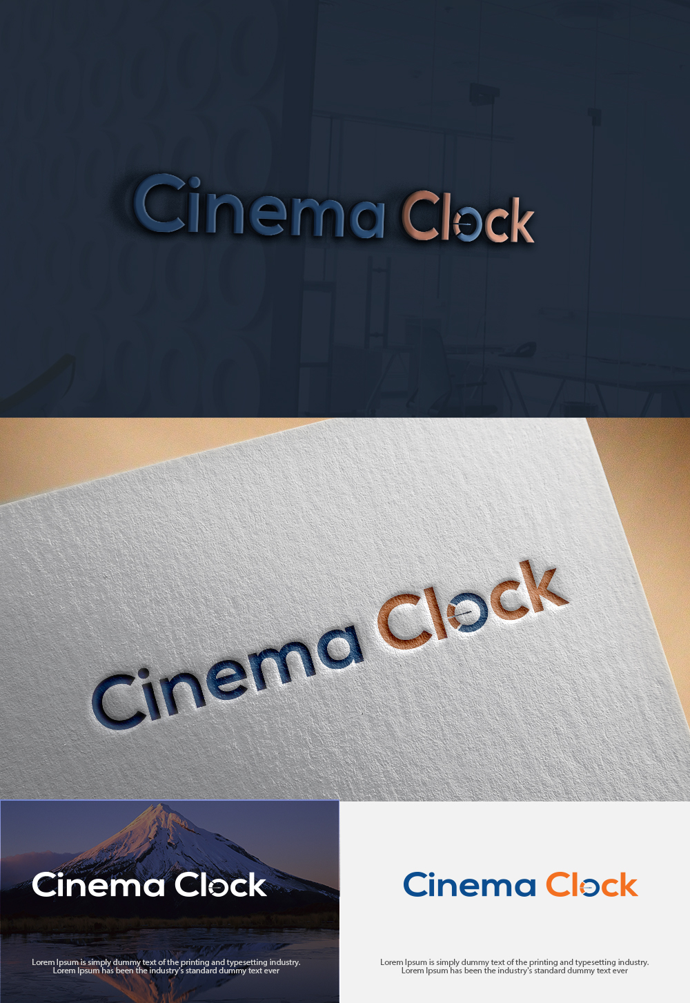 Playful, Modern, Movie Logo Design for Cinema Clock by dr ghulam ...