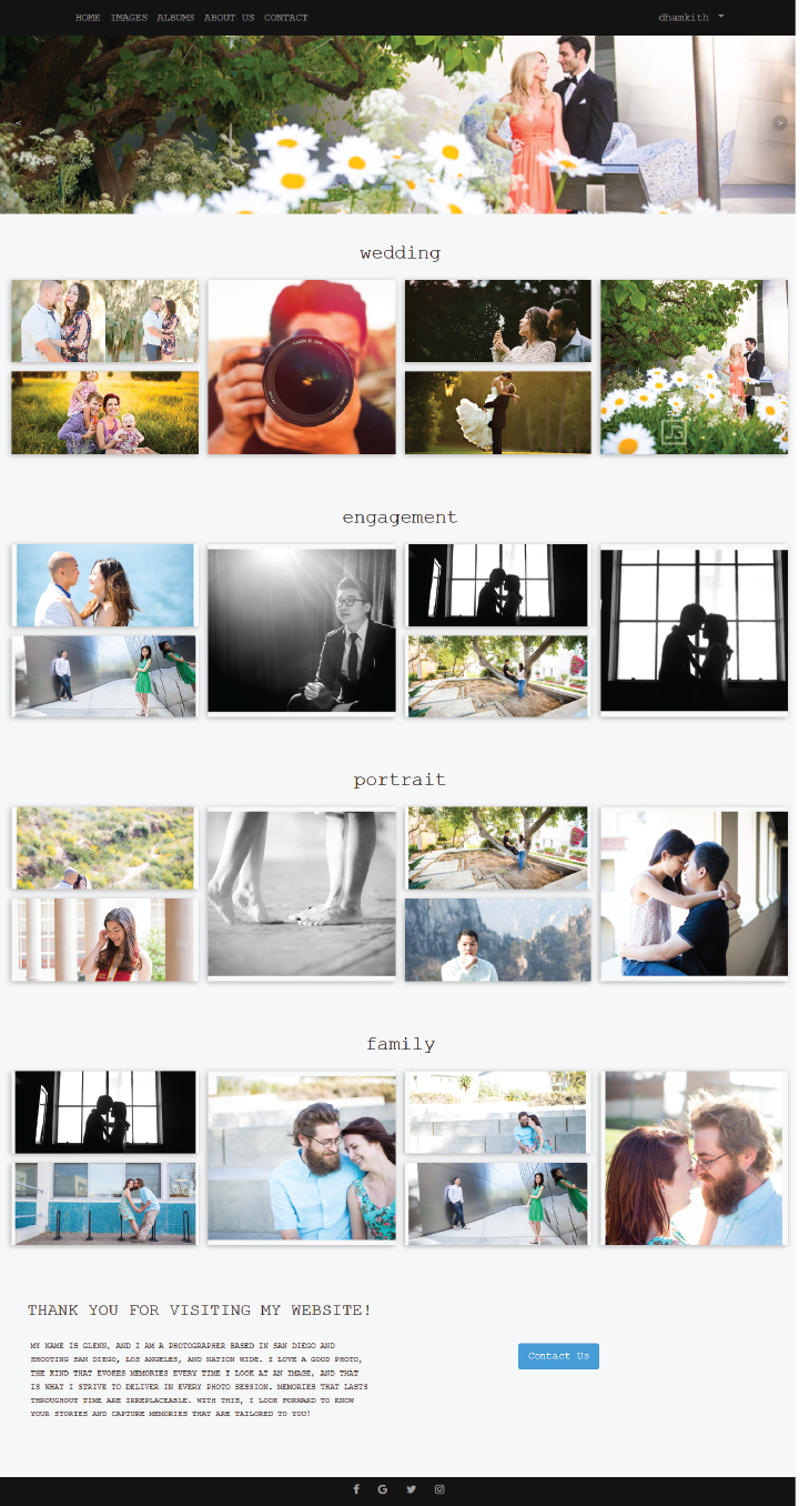 Playful, Modern, Wedding Photography Web Design for a Company by ...