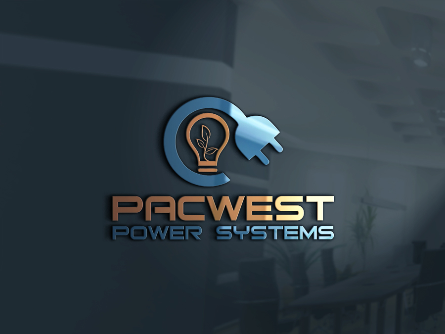 Bold, Serious, Electric Company Logo Design for PACWEST POWER SYSTEMS ...