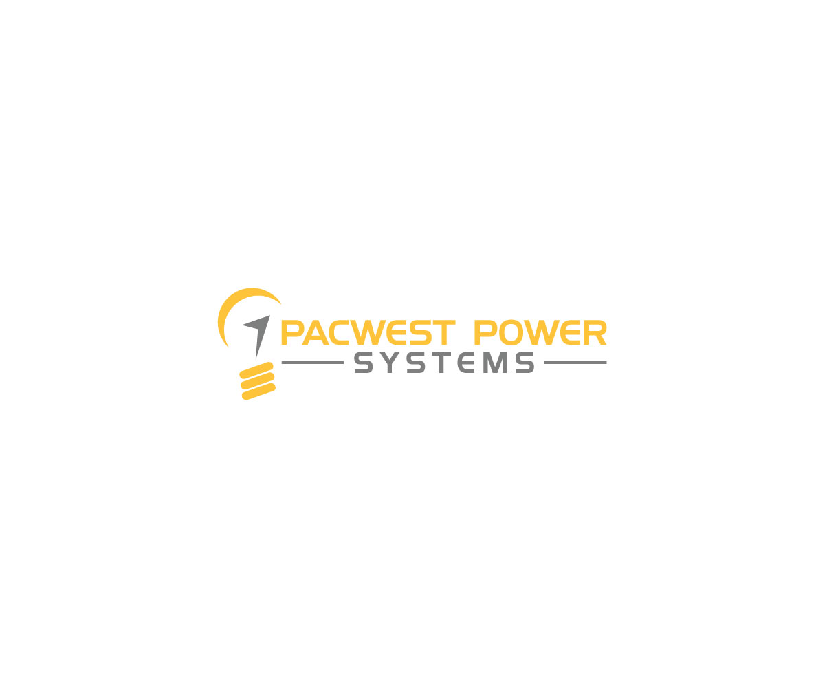 Bold, Serious, Electric Company Logo Design for PACWEST POWER SYSTEMS ...