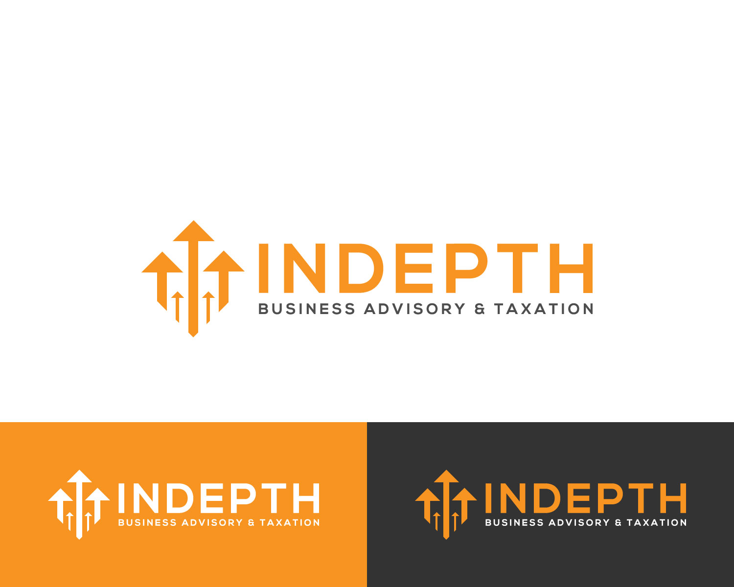 Modern, Elegant, Public Accounting Logo Design for InDepth Business ...