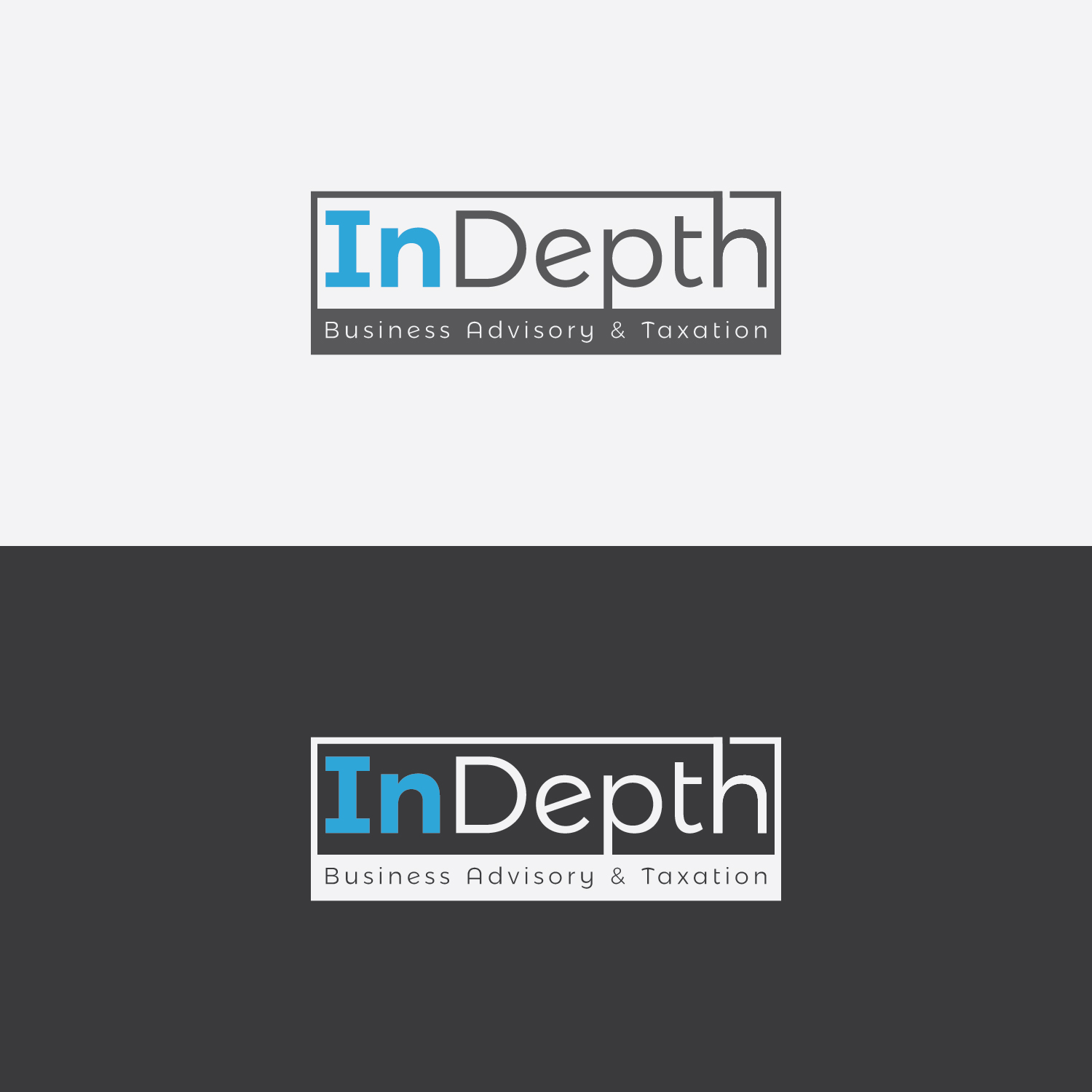 Modern, Elegant, Public Accounting Logo Design for InDepth Business ...