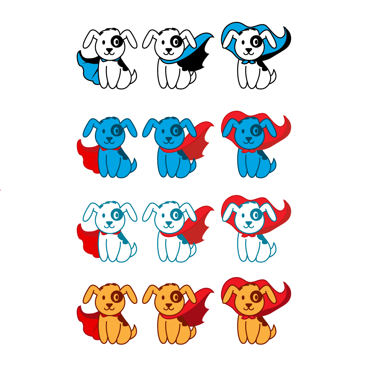 Playful, Colorful, Digital Mascot Design for a Company by Anekaa ...